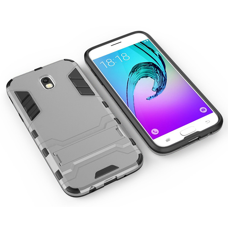 Slim Armour Shockproof Case for Samsung Galaxy J5 Pro (Grey)